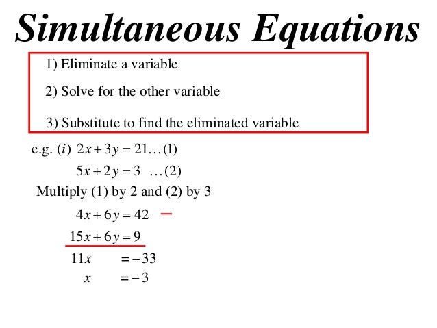 11 x1 t01 09 simultaneous equations (2013)