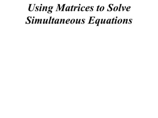 11X1 T01 10 matrices | PPT