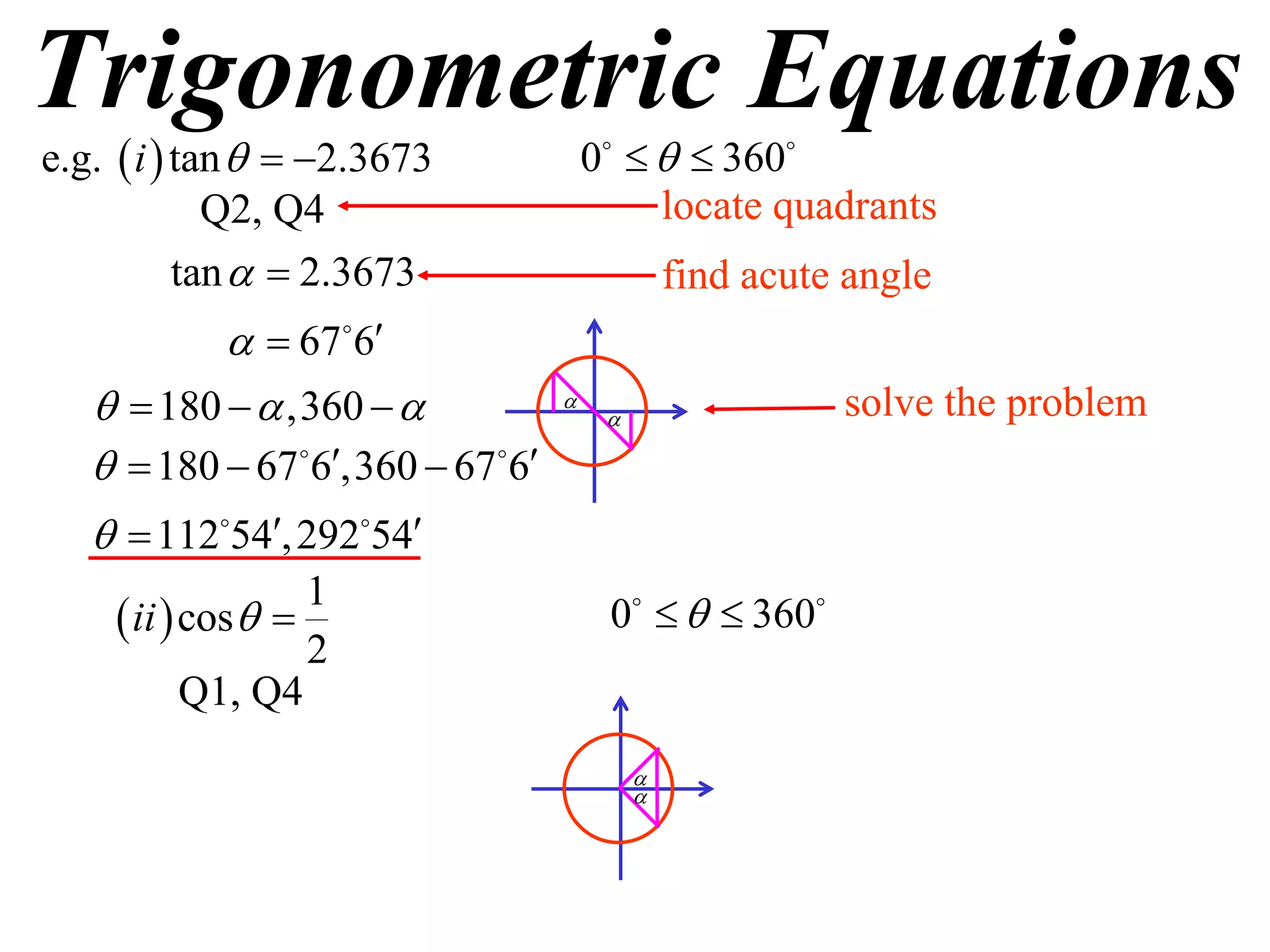 11 x1 t04 04 trigonometric equations | PPT