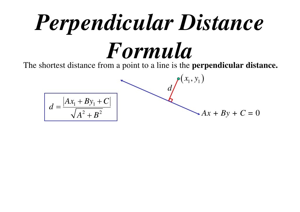 11X1 T06 05 perpendicular distance (2011)
