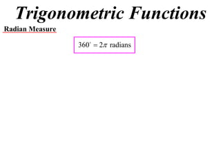 11 x1 t08 01 radian measure (2012) | PDF