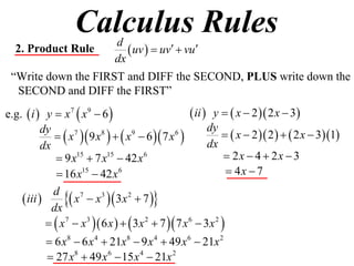 11 x1 t09 05 product rule (2012) | PDF