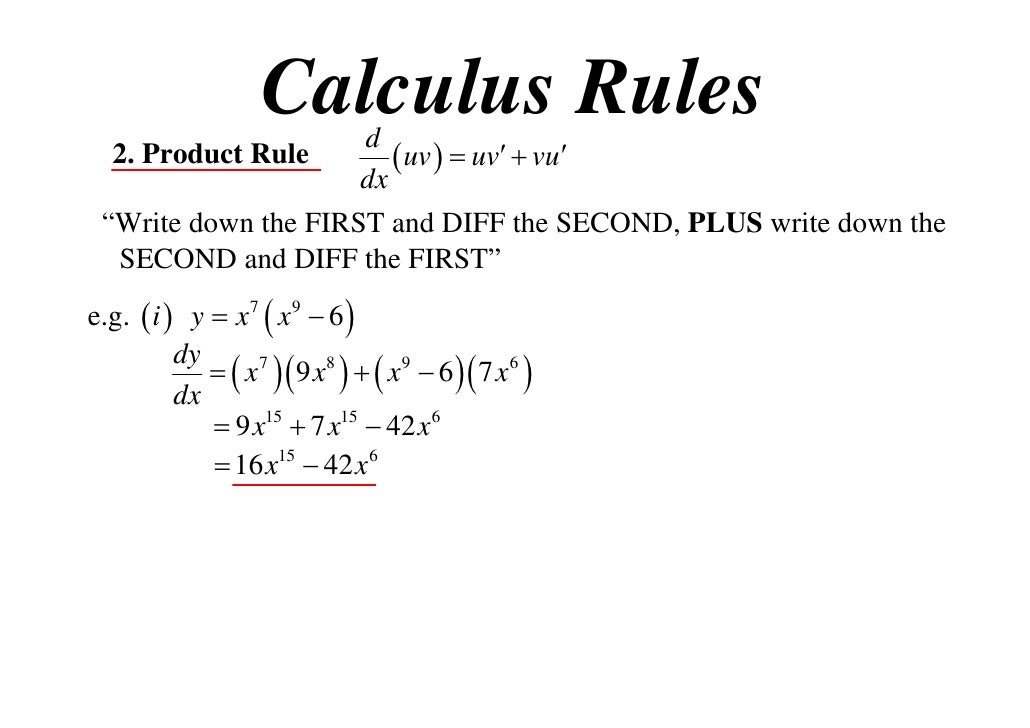 11 X1 T09 05 Product Rule 2012 11 X1 T09 05 Product Rule 2012