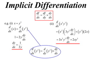 11 x1 t09 08 implicit differentiation (2012) | PDF