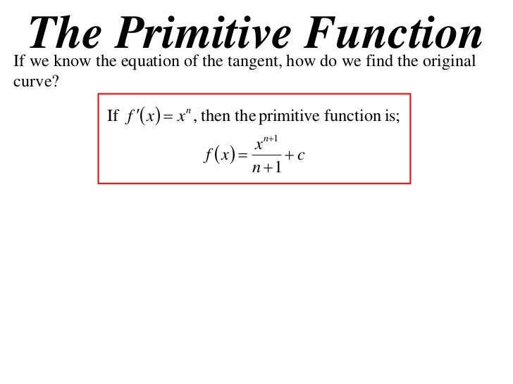 11x1 T10 07 Primitive Function 2011