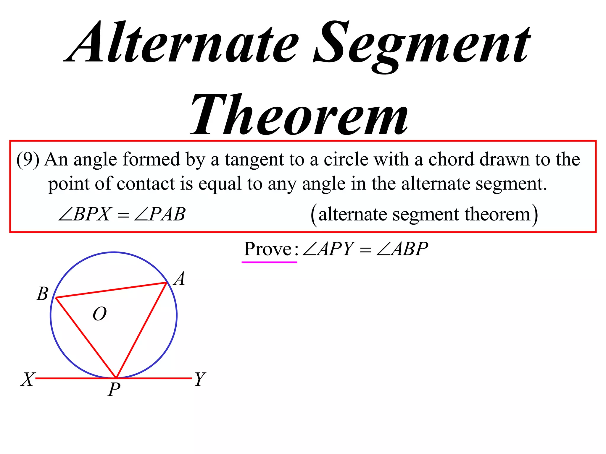 11X1 T13 06 tangent theorems 2 (2010) | PDF