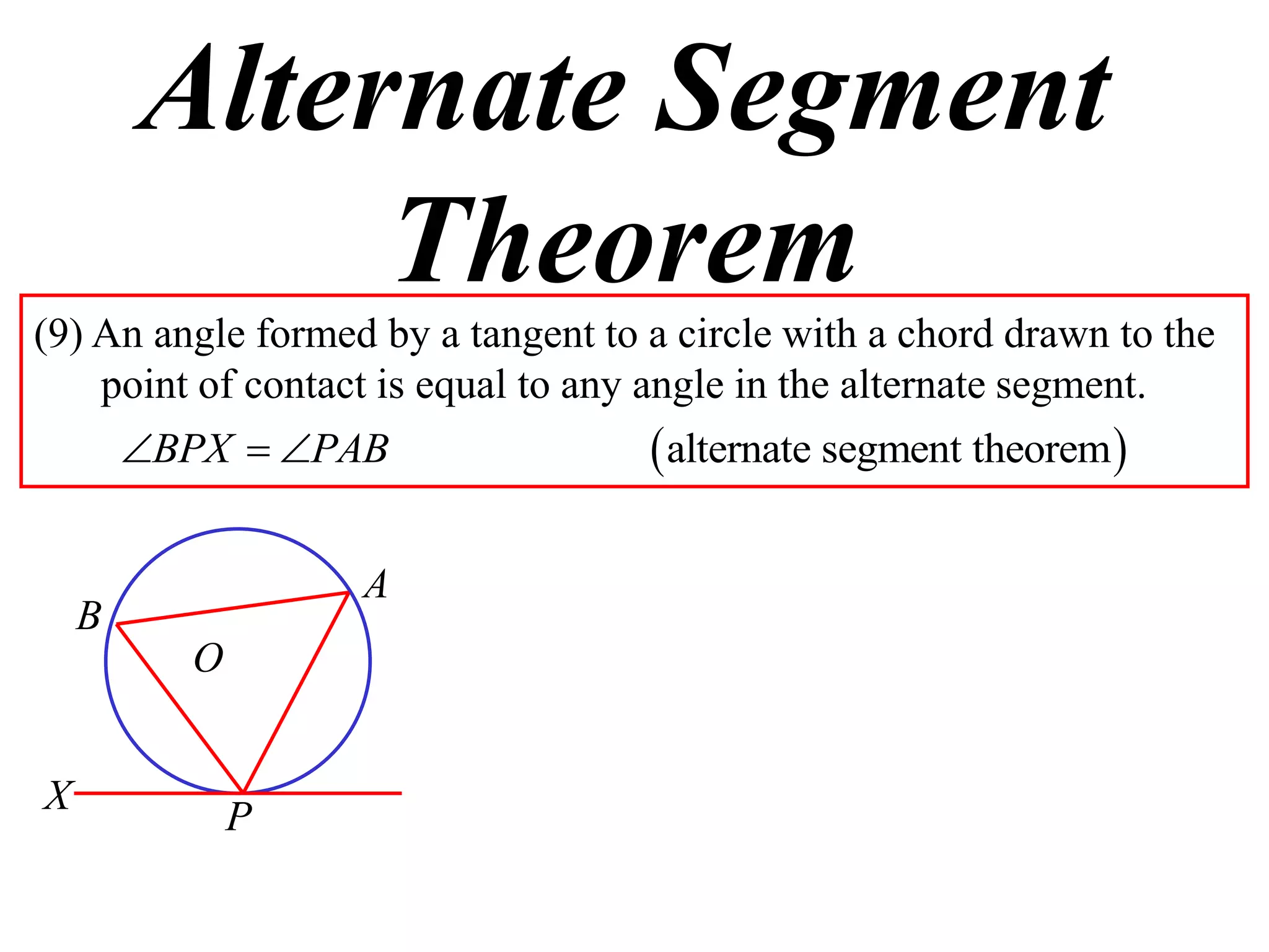 11 x1 t13 06 tangent theorems 2 | PPT
