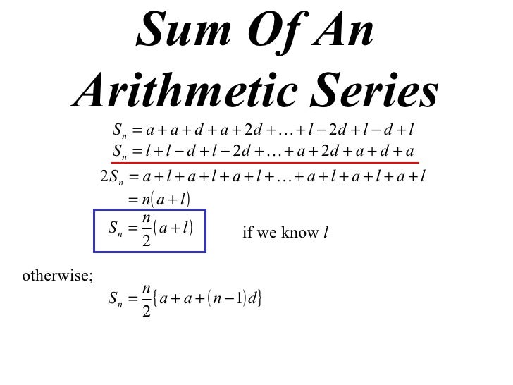 11X1 T14 05 Sum Of An Arithmetic Series 2010 11X1 T14 05 Sum Of An Arithmetic Series 2010