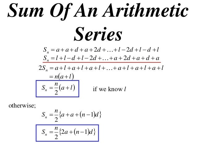 11 x1 t14 05 sum of an arithmetic series (2013)