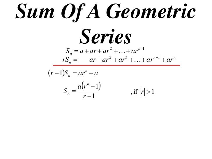 11 x1 t14 06 sum of a geometric series (2012)