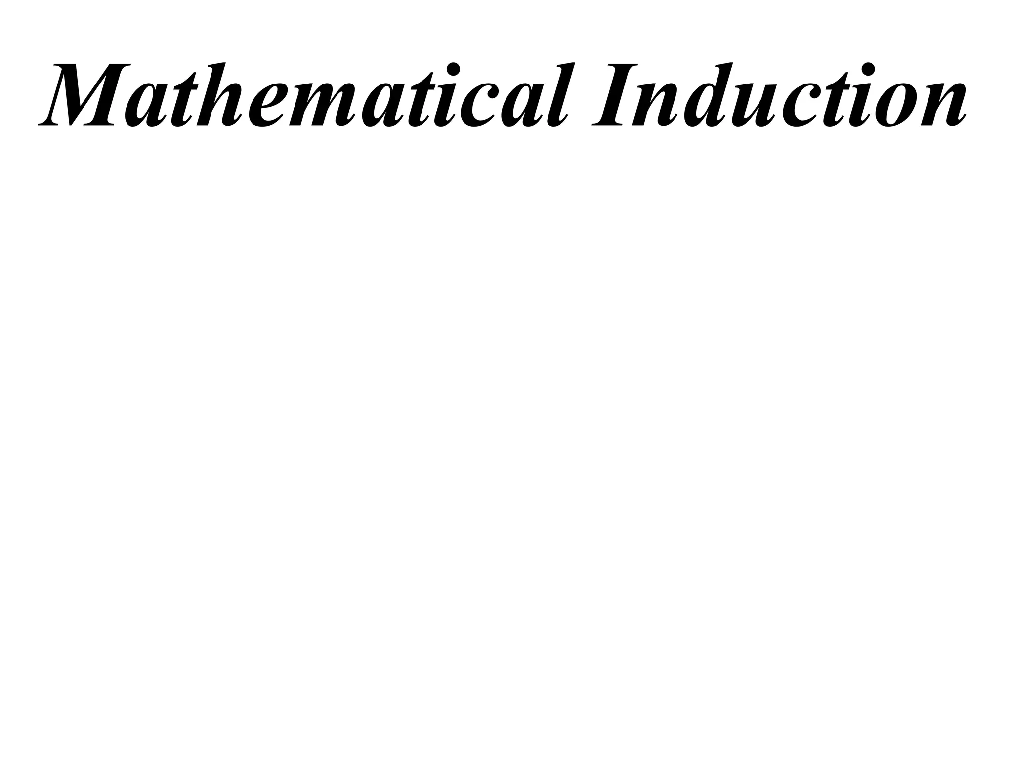 11 x1 t14 08 mathematical induction 1 (2013) | PDF