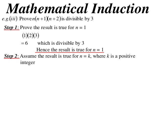 mathematical induction
