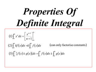 11X1 T17 02 definite integral | PPT