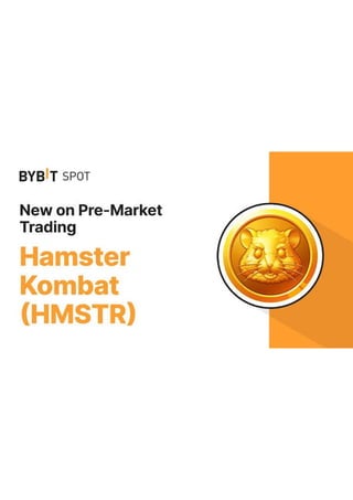 How To Sell Hamster Kombat Tokens In Bybit Pre - Market Trading. | PDF | Currencies | Economy