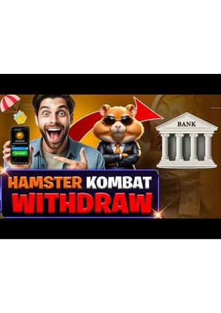 How do I cash out hamster kombat tokens? | PDF