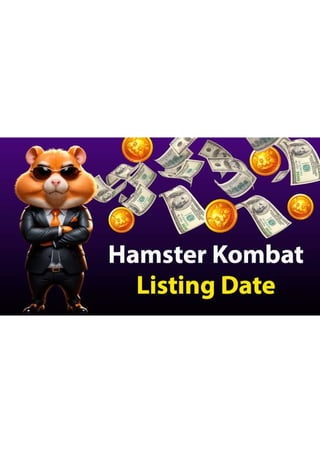 Can I sell my hamster kombat tokens Now! (latest update - 2024) | PDF
