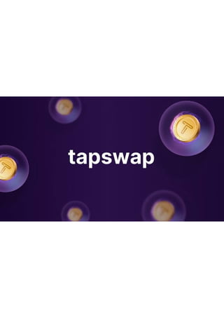 Tapswap launch date - what all miners need to know! | PDF