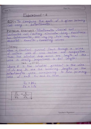 Physics Practical File Class 12 Govind Gupta | PDF