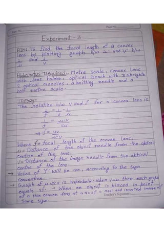 Physics Practical File Class 12 Govind Gupta | PDF