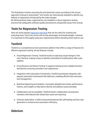 Regression Testing: Definition, Importance, Types, and Best Practices ...