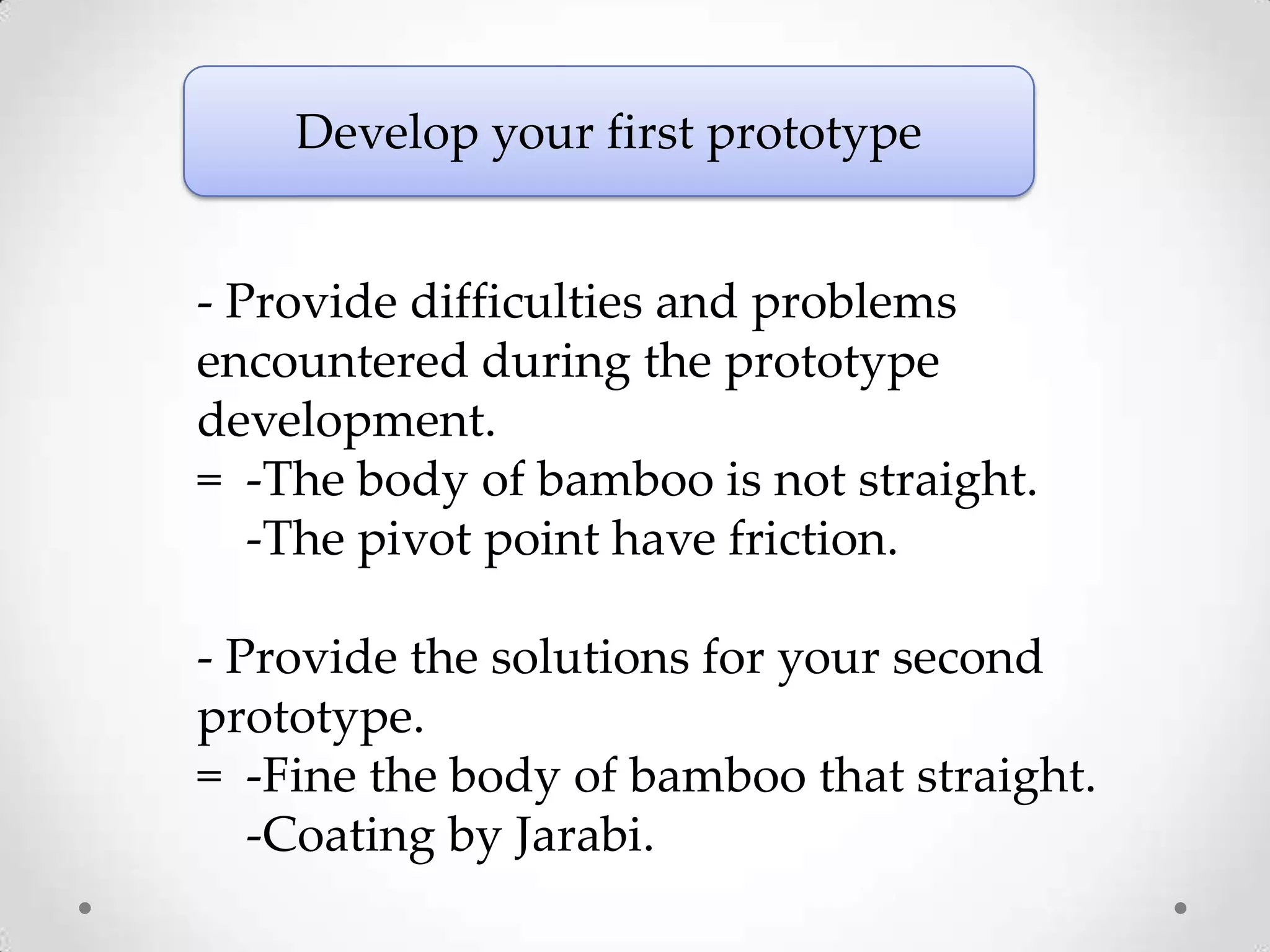 Project First Prototype | PPTX