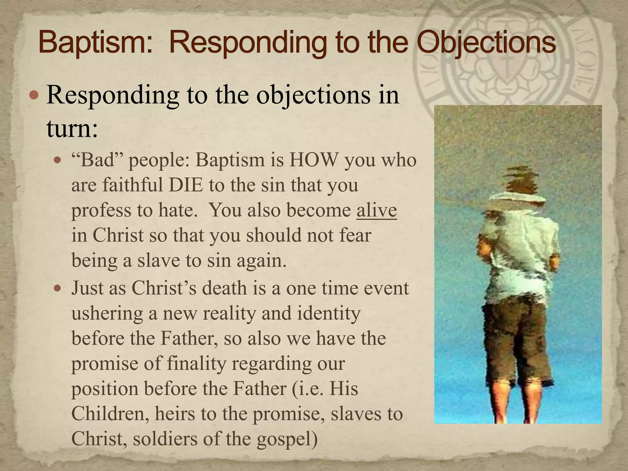 12.01.13 sacraments intro nature of holy baptism | PPTX