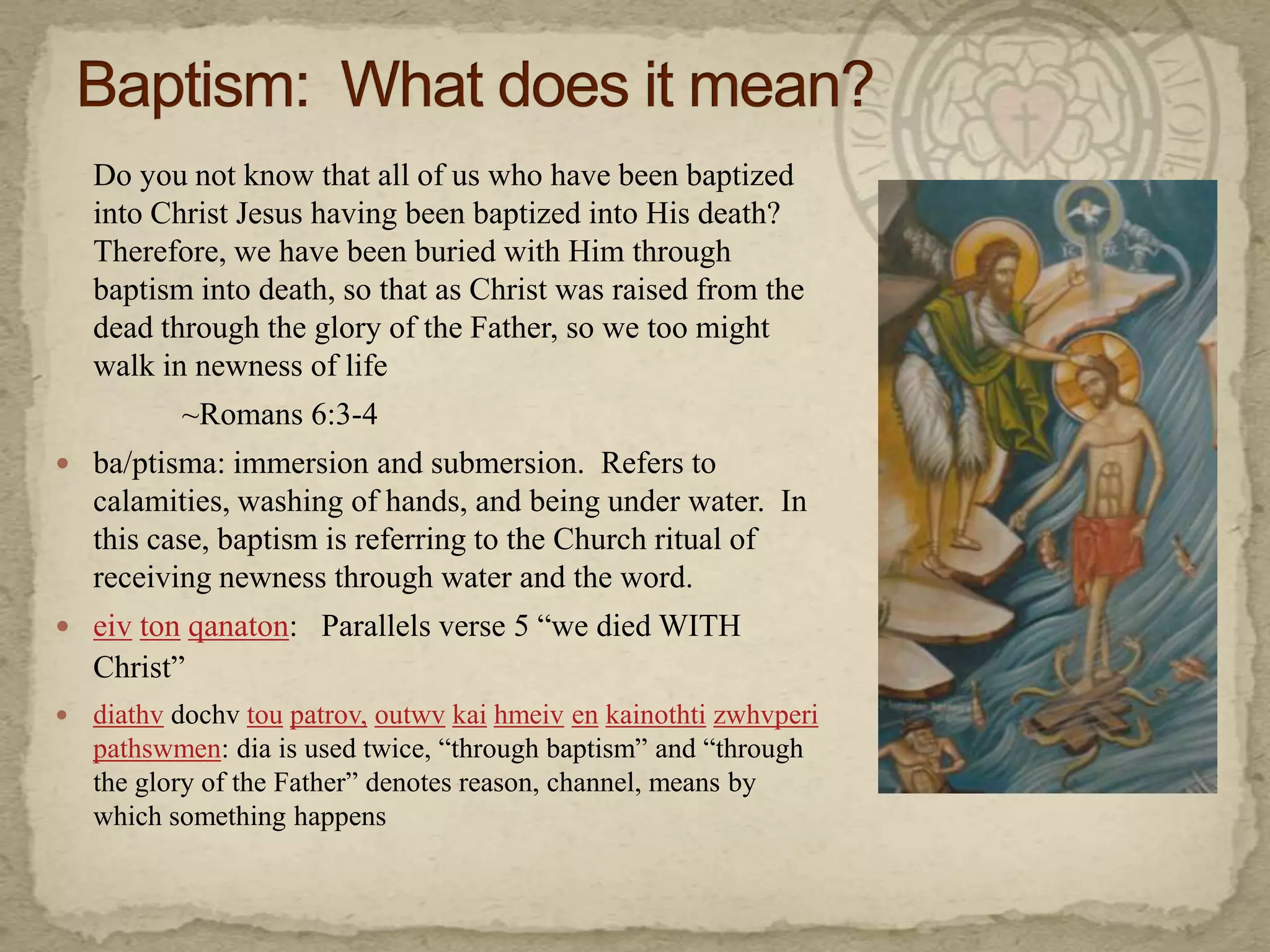 12.01.13 sacraments intro nature of holy baptism | PPTX