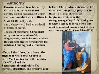 12.03.02 church discipline and excommunication | PPTX