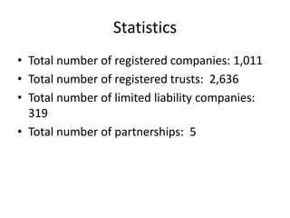 Cook Islands | Registry Scorecard | PPT