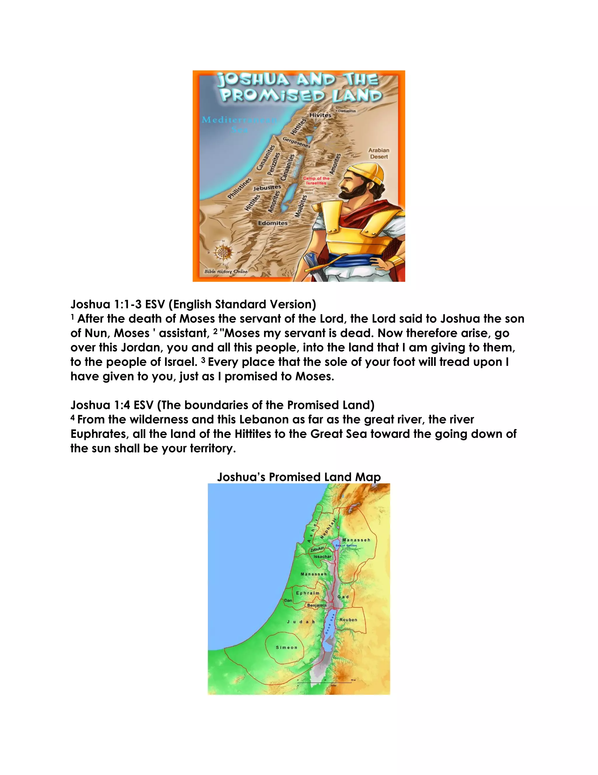 12-04-16, Joshua 1;1-9, Commissioned | PDF