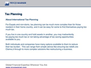 International Tax Planning | PPT