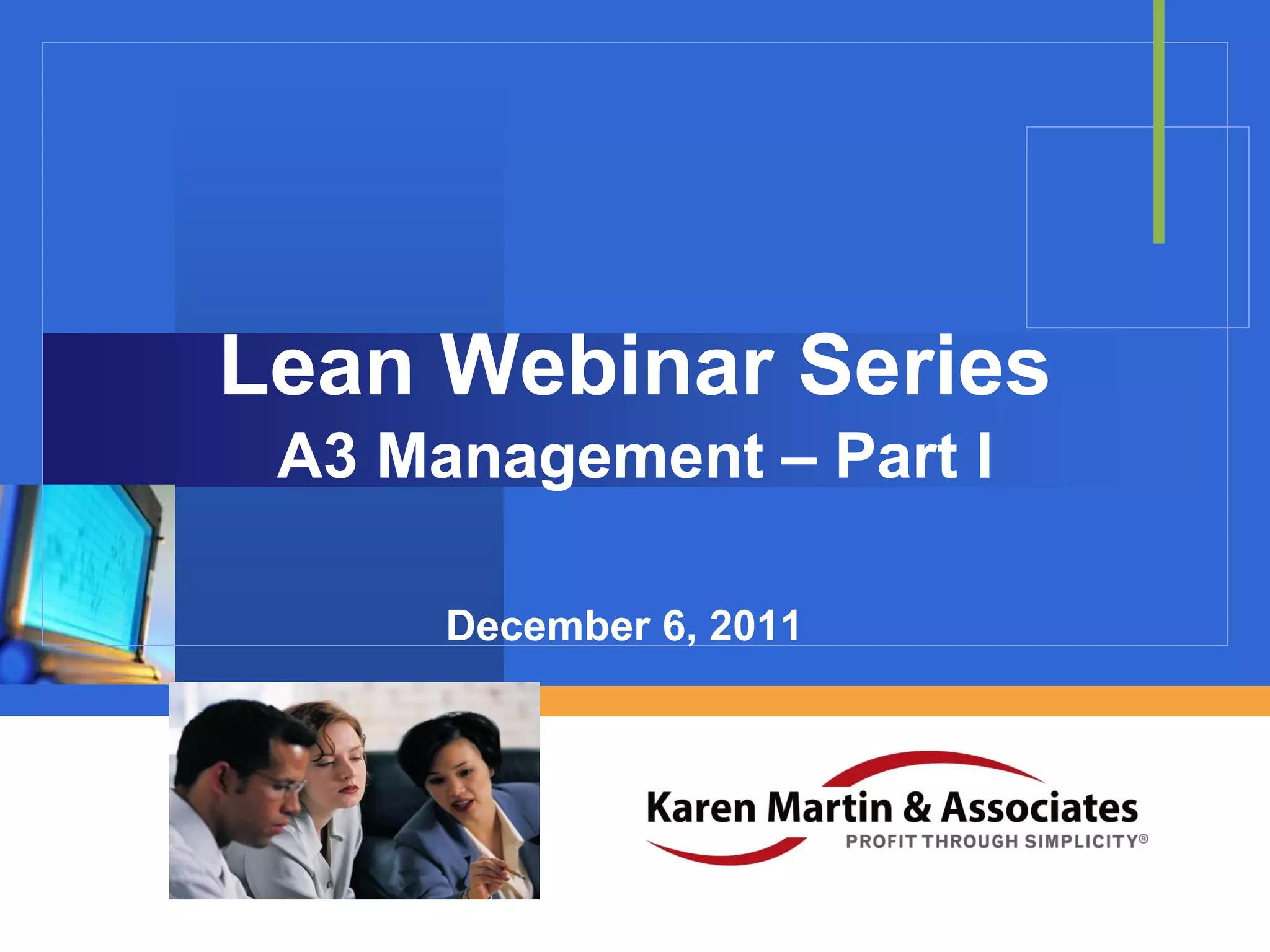 A3 Management (Part 1 of 2) | PDF