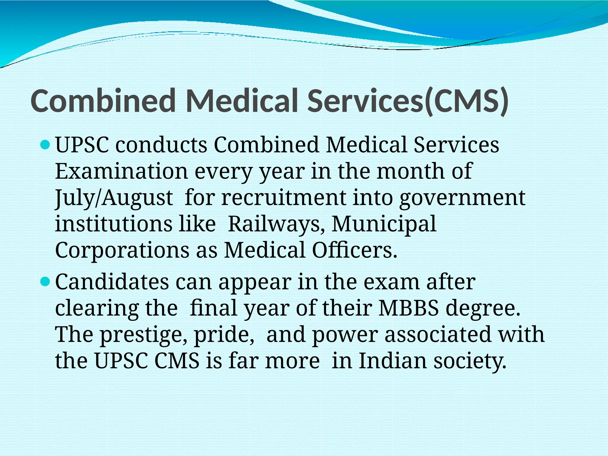 Various Career Pathways For Mbbs Students Pptx