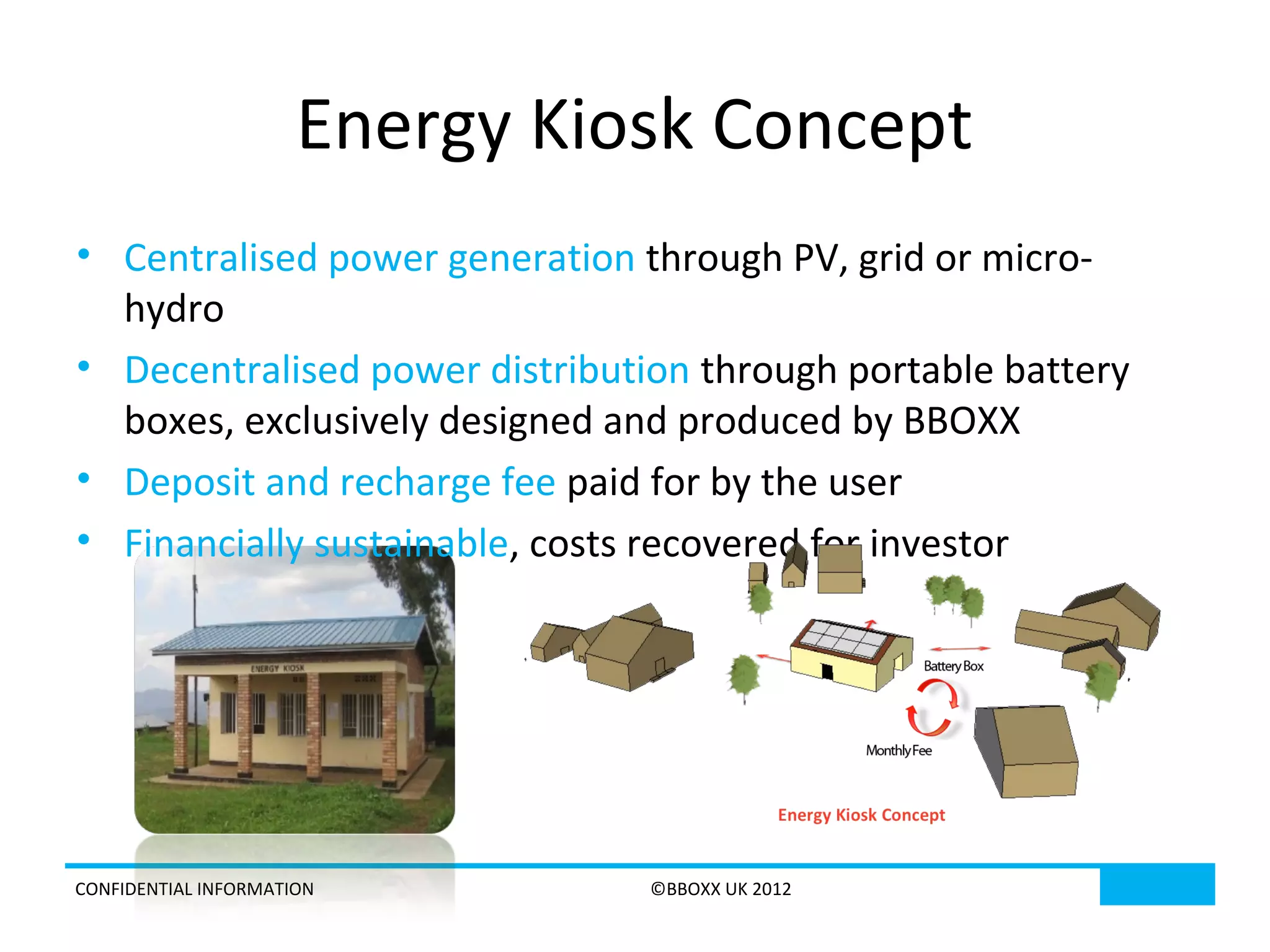 BBOXX Energy Kiosk presentation | PPT