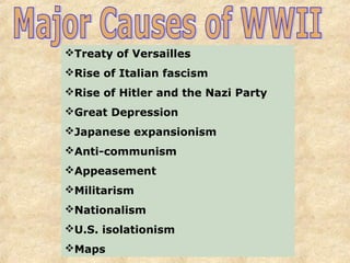 12.1.1 causes of world war ii | PPT