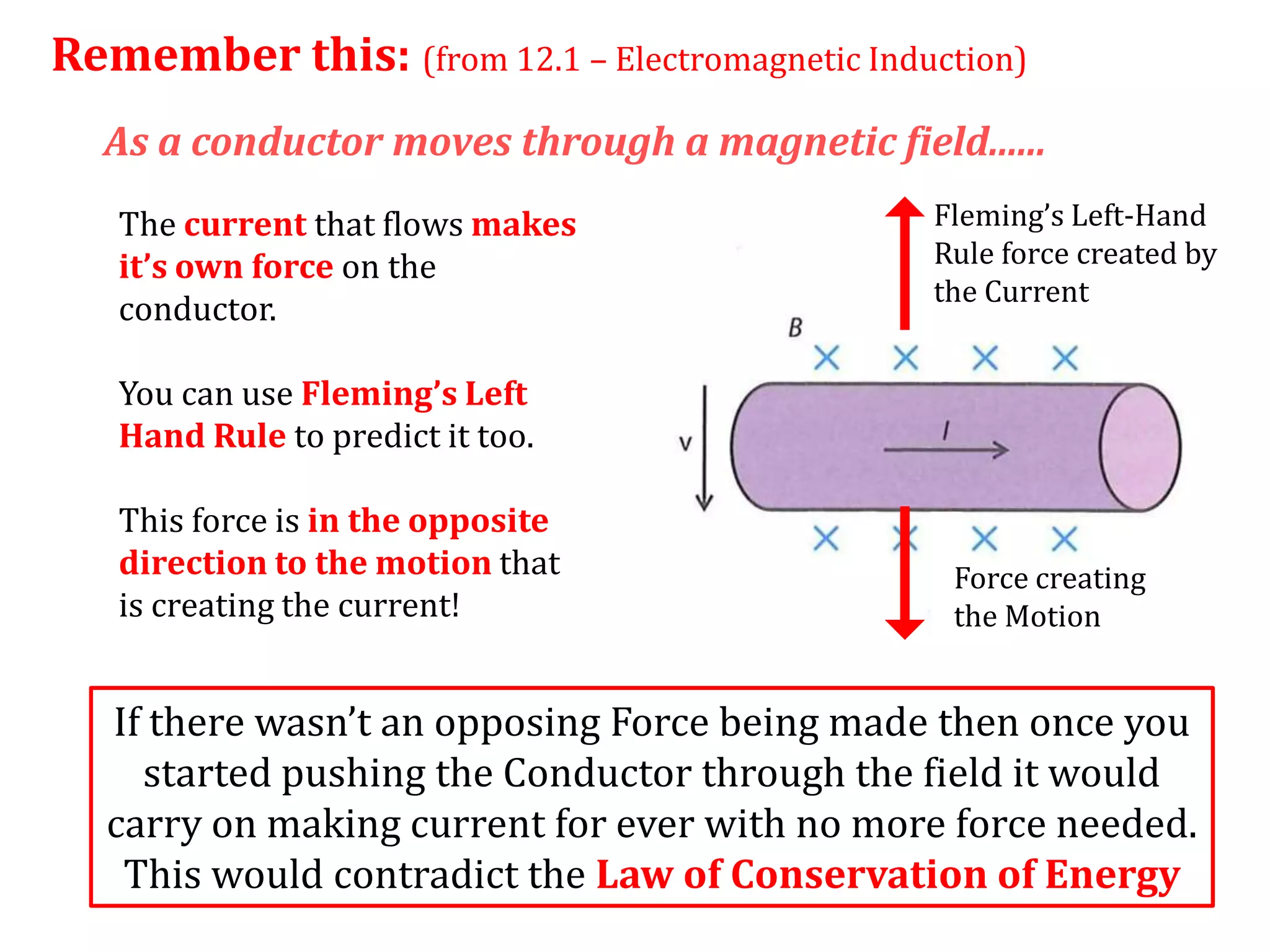 12.1 - Lenz's law | PPTX