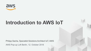 Introduction to AWS IoT | PPT