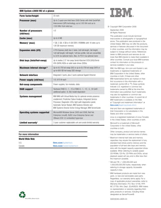 IBM System x3650 M2 | PDF