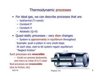 Thermodynamic process about engineering mechanical engineering as ...