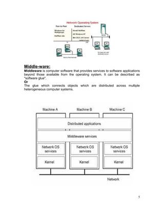 Distributed Operating System,Network OS and Middle-ware.?? | DOC