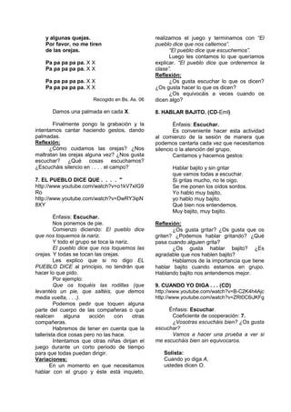 ACTIVIDADES DE ESCUCHA ACTIVA PARA NIÑ@S | PDF