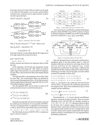 Shift Invariant Ear Feature Extraction using Dual Tree Complex Wavelet Transform for Ear ...