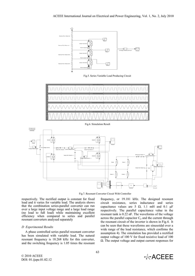 Open Loop Control Of Series Parallel Resonant Converter | PDF