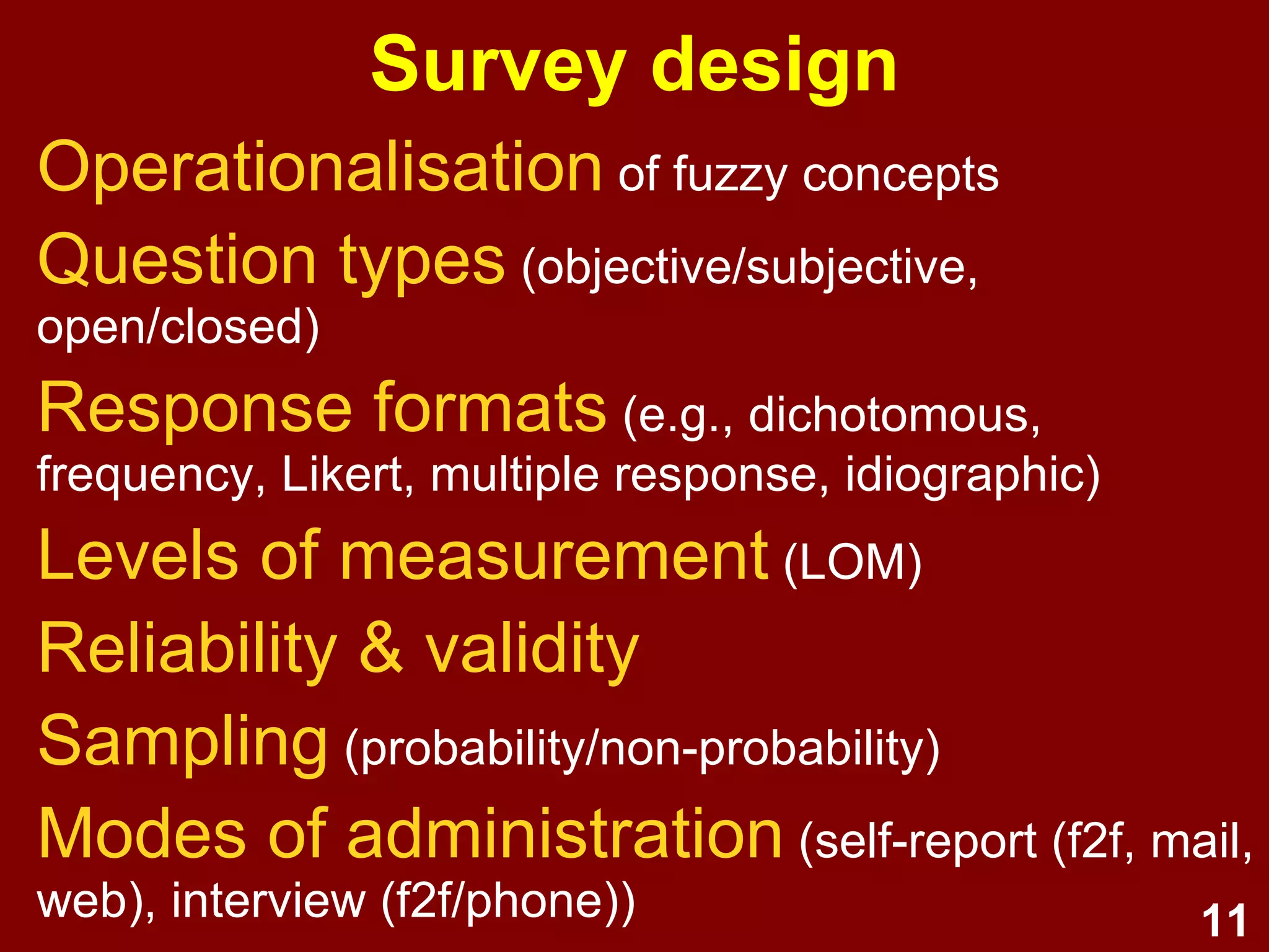 Review of "Survey Research Methods & Design in Psychology" | ODP