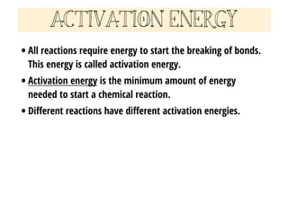 Energy Changes and Chemical Reactions | PDF