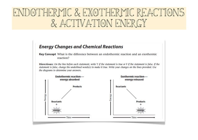 Energy Changes and Chemical Reactions | PDF | Chemistry | Science