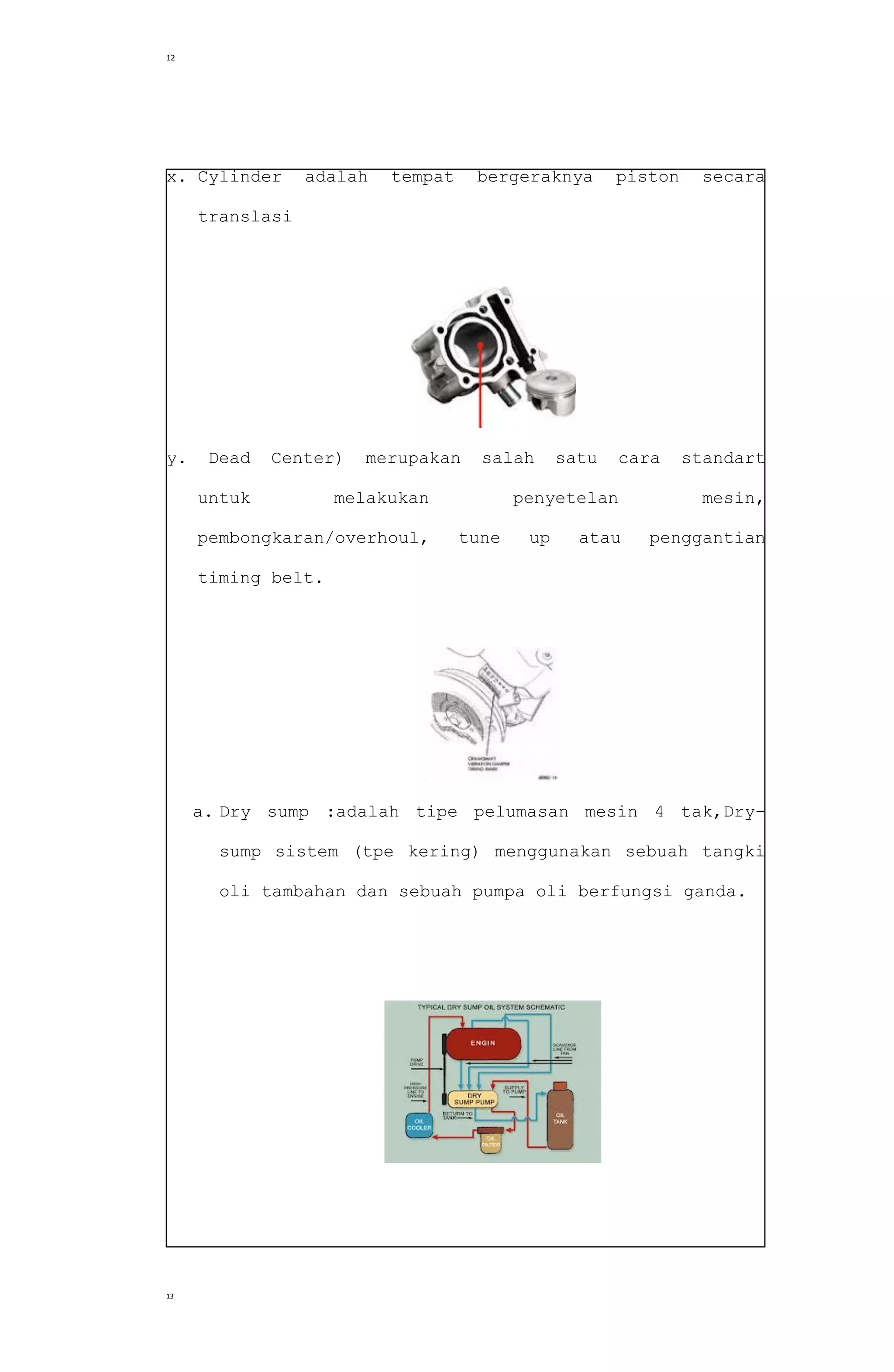 Soal dan jawaban No 12™ Tugas Pendahuluan Motor Bensin Teknik Mesin | PDF