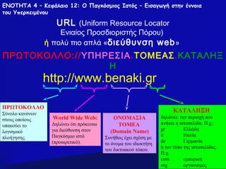 Κ12 ο παγκόσμιος ιστός | PPT