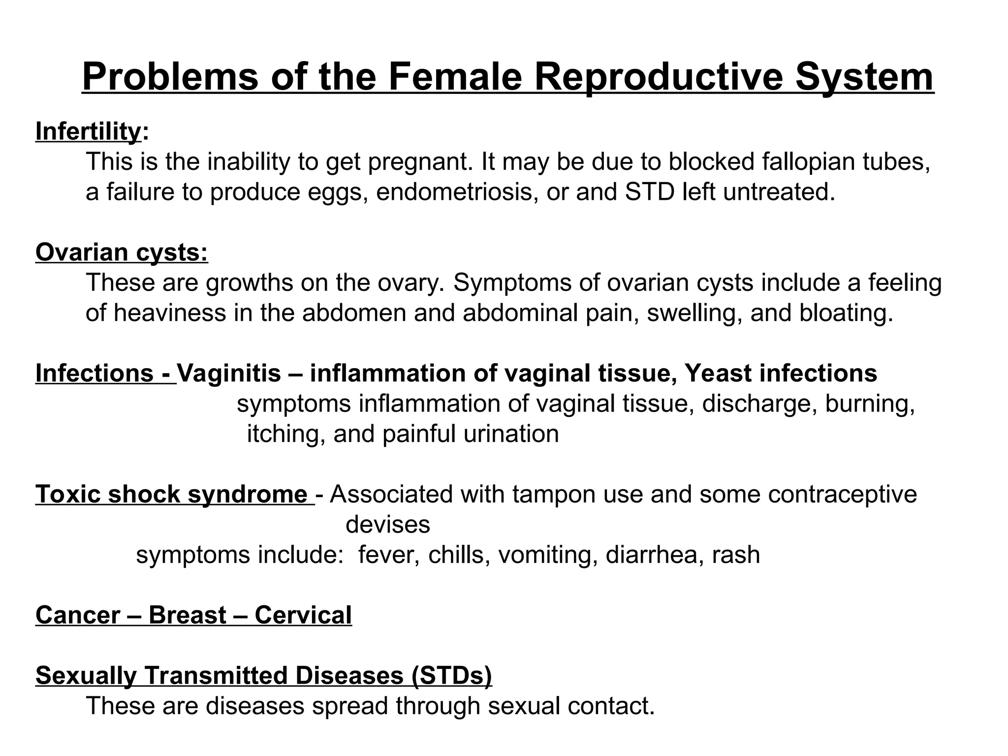12-13 Female Reproductive System PowerPoint.ppt | Infertility ...