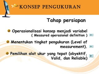 instrumen dan pengukuran penelitian | PPT
